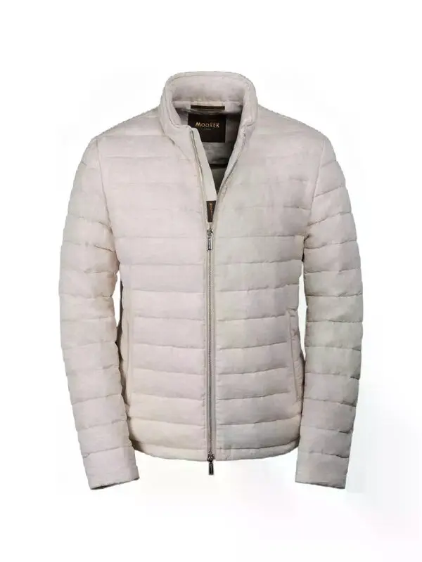 MOORER Alec Quilted Bomber Jacket