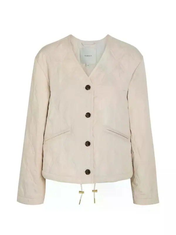Varley Saba Quilted Jacket - Neutrals