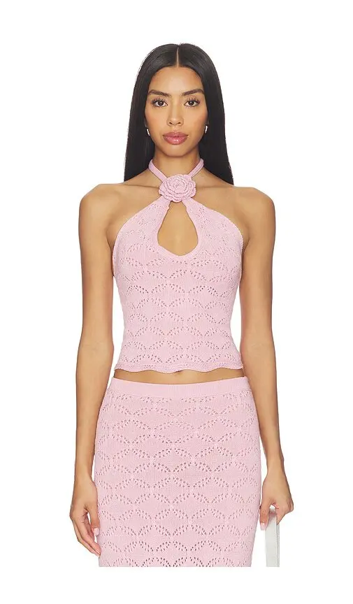 CAPITTANA Christy Knit Halter Top