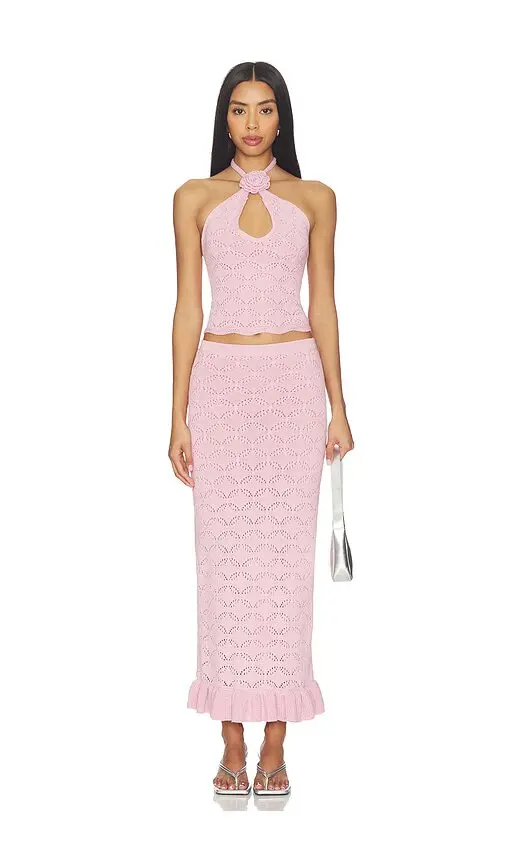 CAPITTANA Christy Knit Halter Top