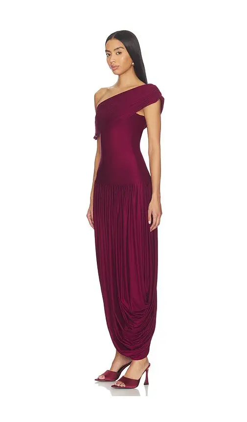 DEME BY GABRIELLA The Cassidy Dress By - Aubergine