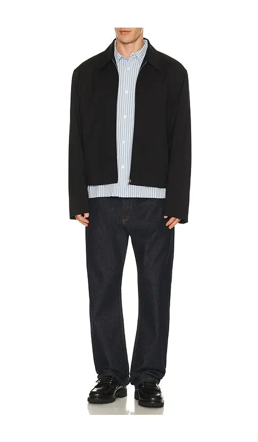 Obey Alan Woven Shirt In Baby Blue