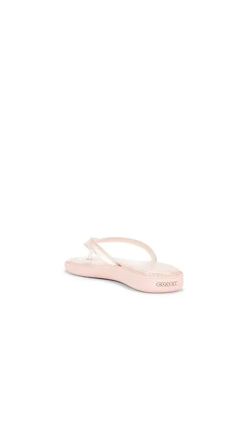 COACH Jelly Flip Flop Sandal - Candy Pink