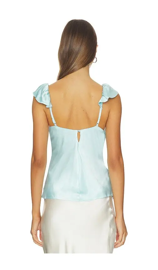 Bardot Ivy Lace Detail Camisole - Aqua
