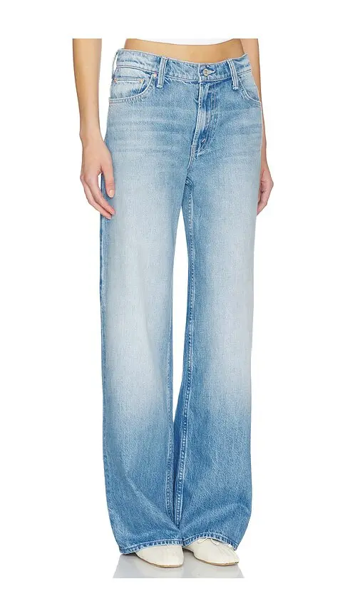 MOTHER The Rerun Zip Sneak Jeans
