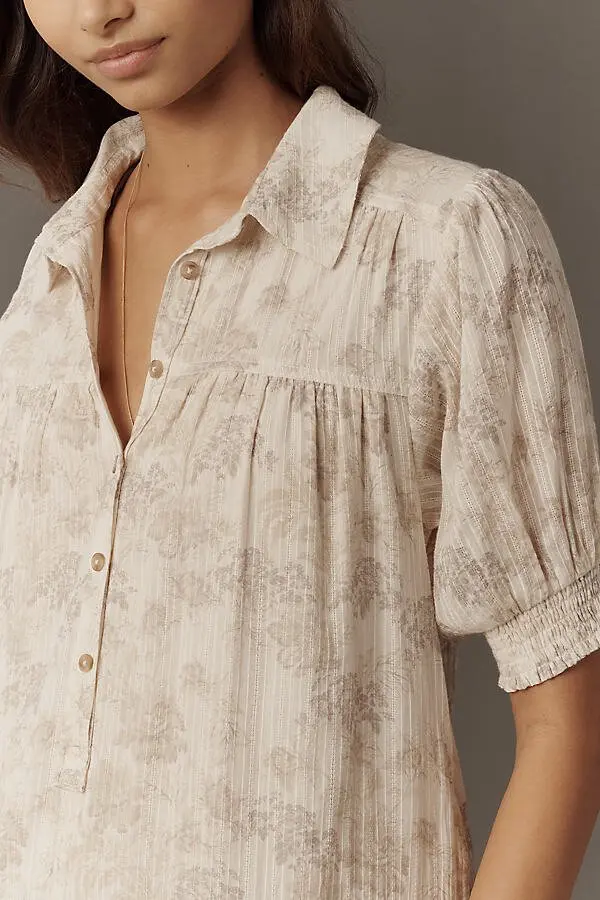 PILCRO 100% Cotton Romper