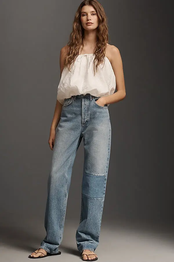 AGOLDE 90s Mid-rise Relaxed Straight Leg Jeans - Session