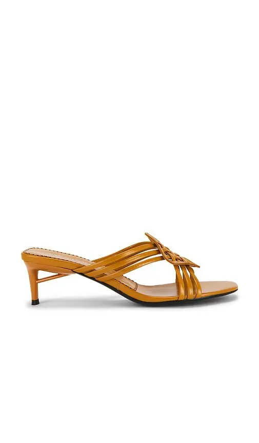 Jeffrey Campbell Amenity Woven Kitten Heel Sandal