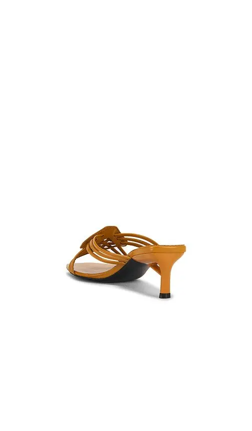 Jeffrey Campbell Amenity Woven Kitten Heel Sandal