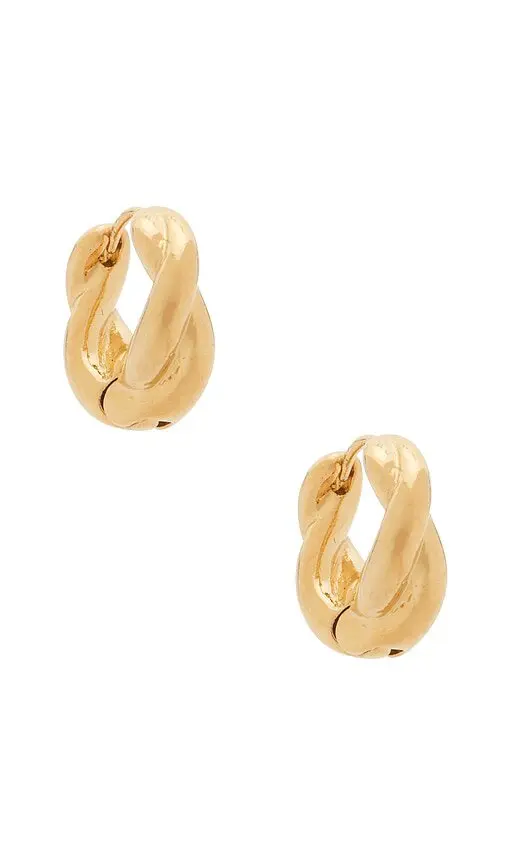Shashi Houghton Huggies Earrings - Gold