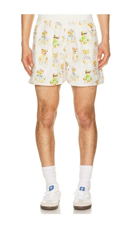 MARKET Teddy Bear Print Shorts - Multi