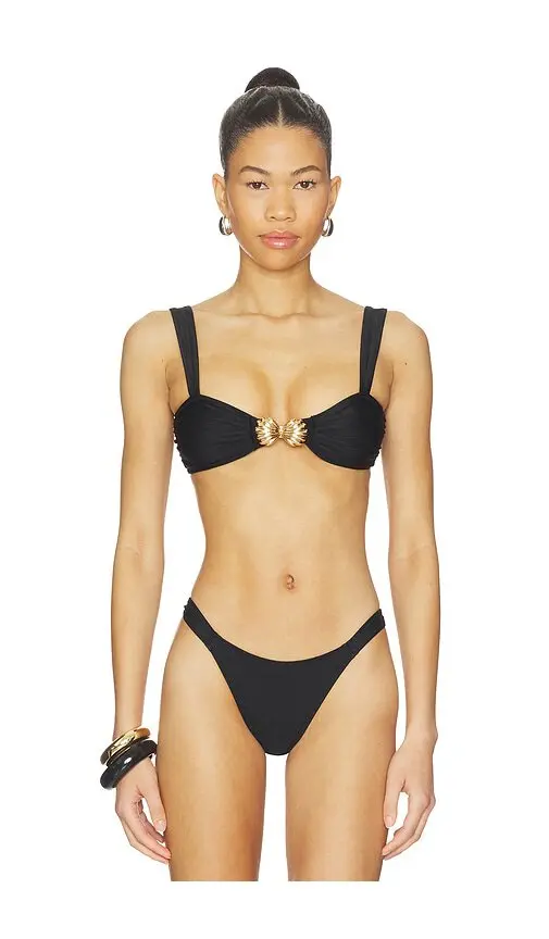 LOVERS AND FRIENDS Kailani Bikini Top - Black