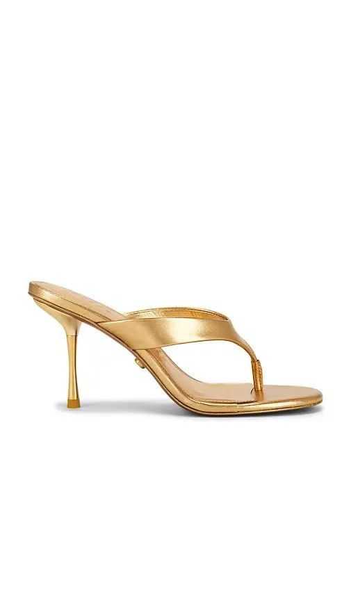Cult Gaia Stella Metallic Sandals - Brass