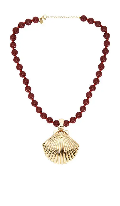 PETIT MOMENTS Creek Necklace - Gold & Red