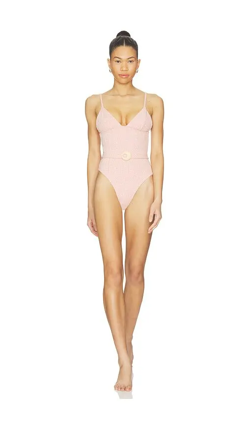 Devon Windsor Catalina Full-piece Swimsuit - Rose Cream