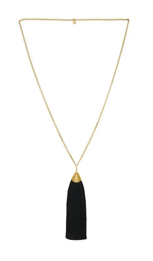 PETIT MOMENTS Vibes Tassel Necklace - Gold