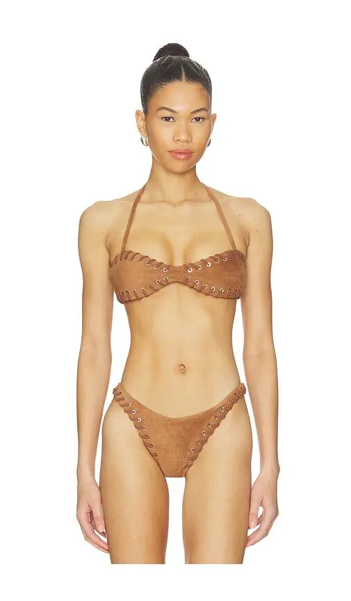 Miaou Rio Bikini Top - Tan