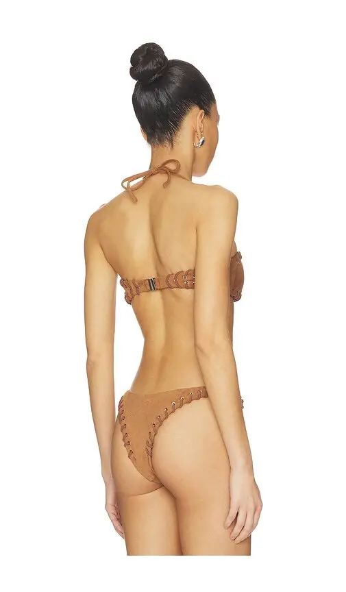Miaou Rio Bikini Top - Tan