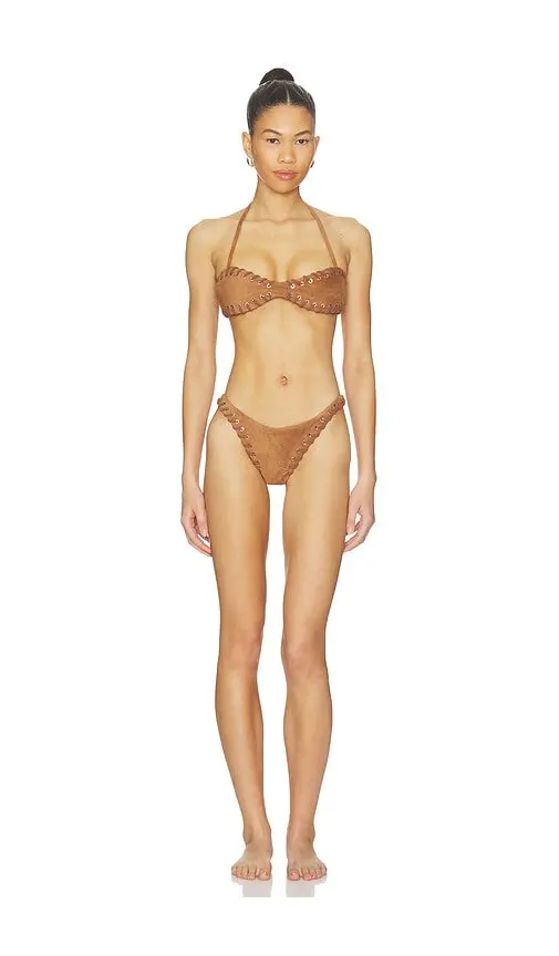 Miaou Rio Bikini Top - Tan