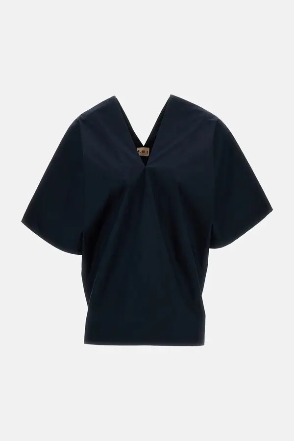 Plan C V-neck Cotton Top