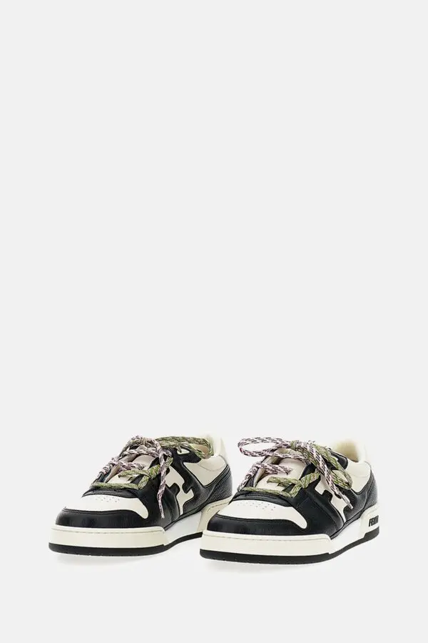 Fendi Leather Sneakers - Multicolore