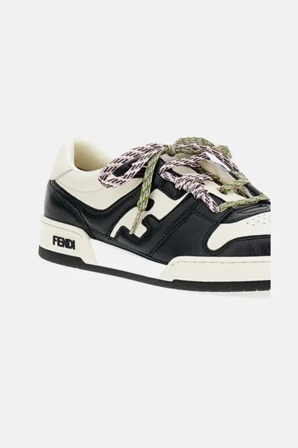Fendi Leather Sneakers - Multicolore