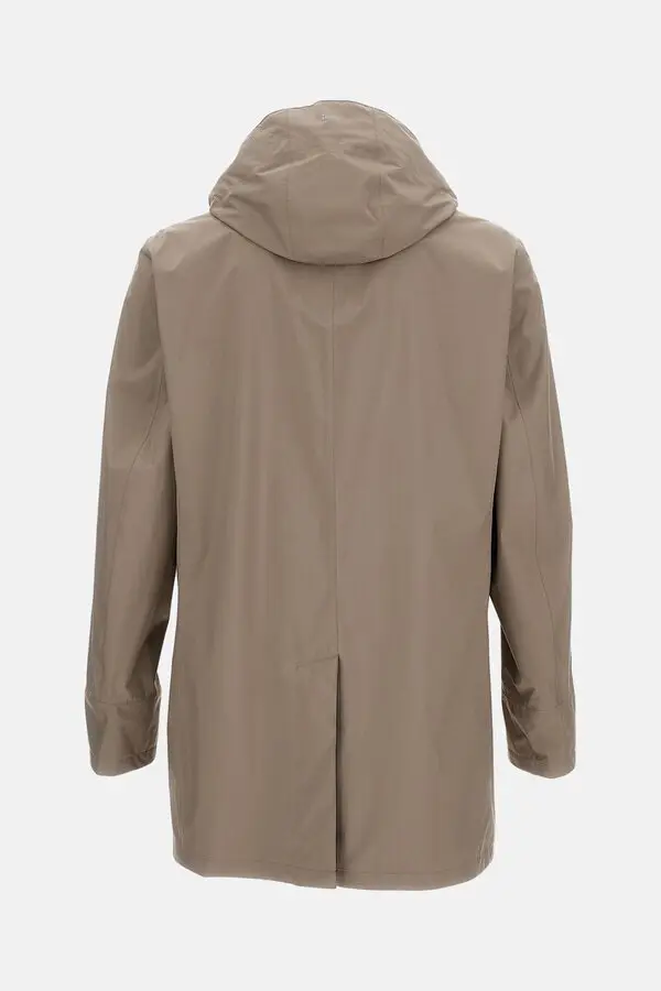 Herno Microfiber Raincoat - Grey