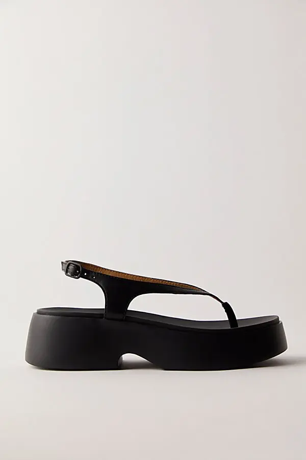 Camper Tasha Platform Sandals - Black
