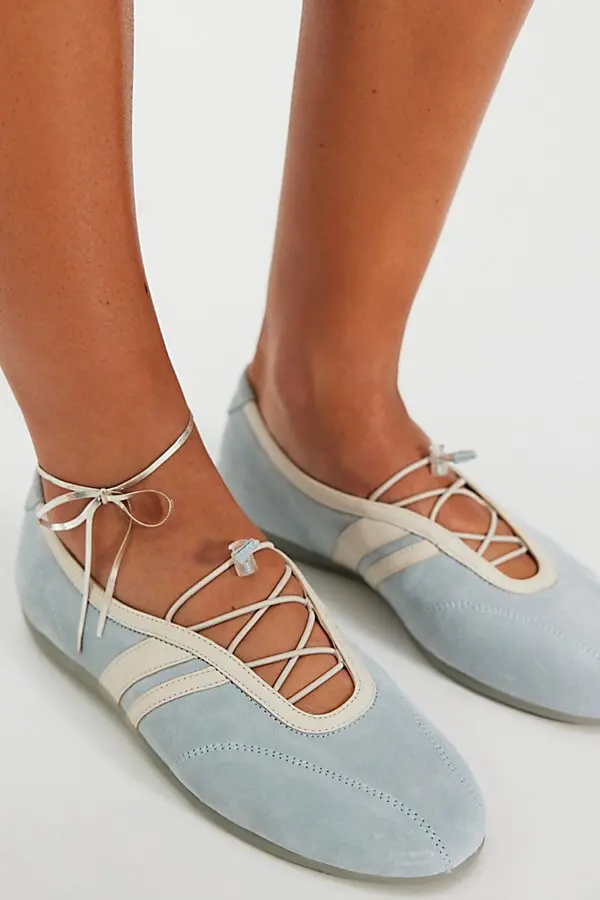 VAGABOND SHOEMAKERS Hollie Ballerina Sneakers - Light Blue