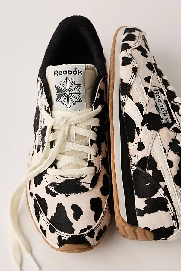 REEBOK Classic Az Animal Print Sneakers - Cow/black/chalk