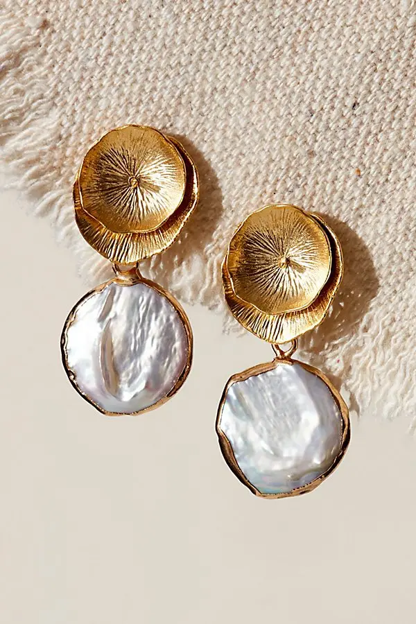 SET & STONES Reese Drop Earrings - Gold