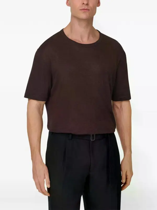 Boggi Milano Crew-neck T-shirt - Brown