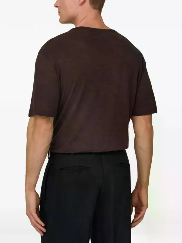 Boggi Milano Crew-neck T-shirt - Brown