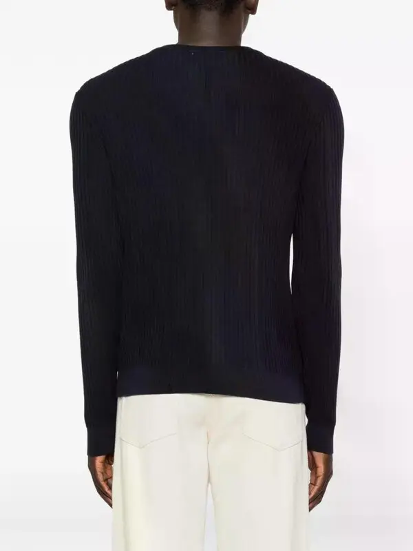 DIANA STUDIO Ribbed Quarter-button Sweater