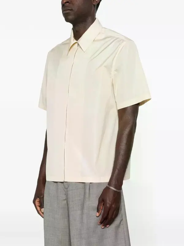 JIL SANDER Zip Short-sleeve Shirt