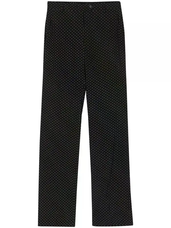 N°21 High-waist Polka Dot Trousers