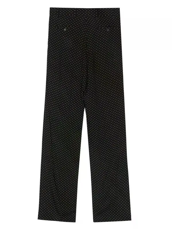 N°21 High-waist Polka Dot Trousers