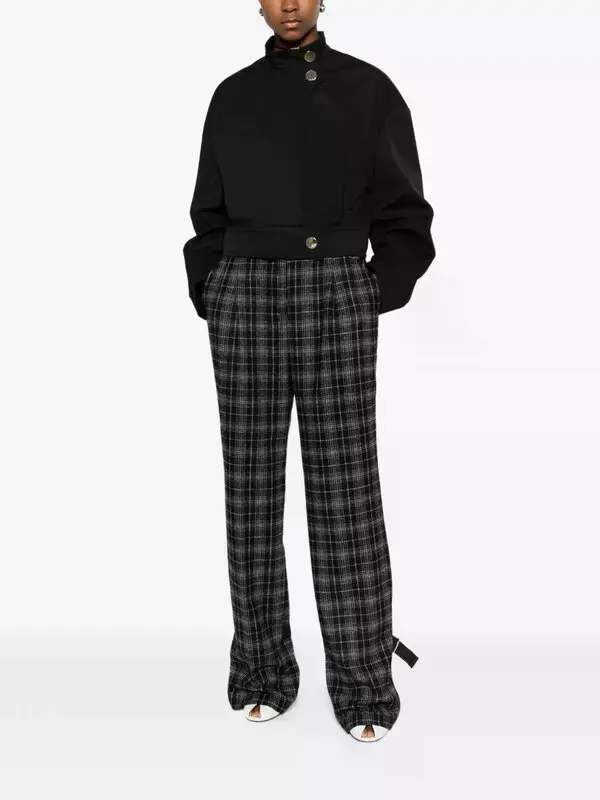 Pinko Lucita Plaid Trousers