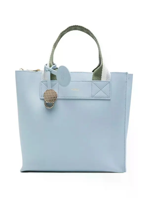 Furla Round-charm Tote Bag - Blue