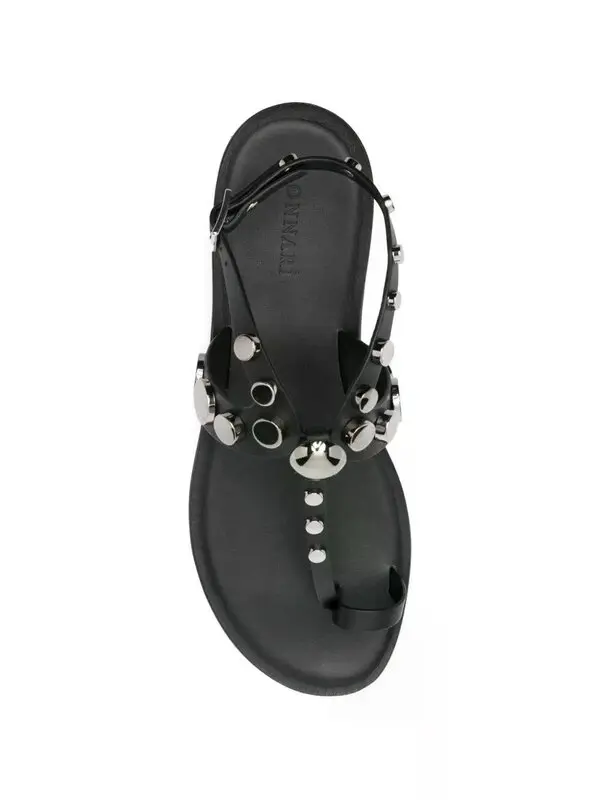 DONNARÌ Studded Flat Sandals