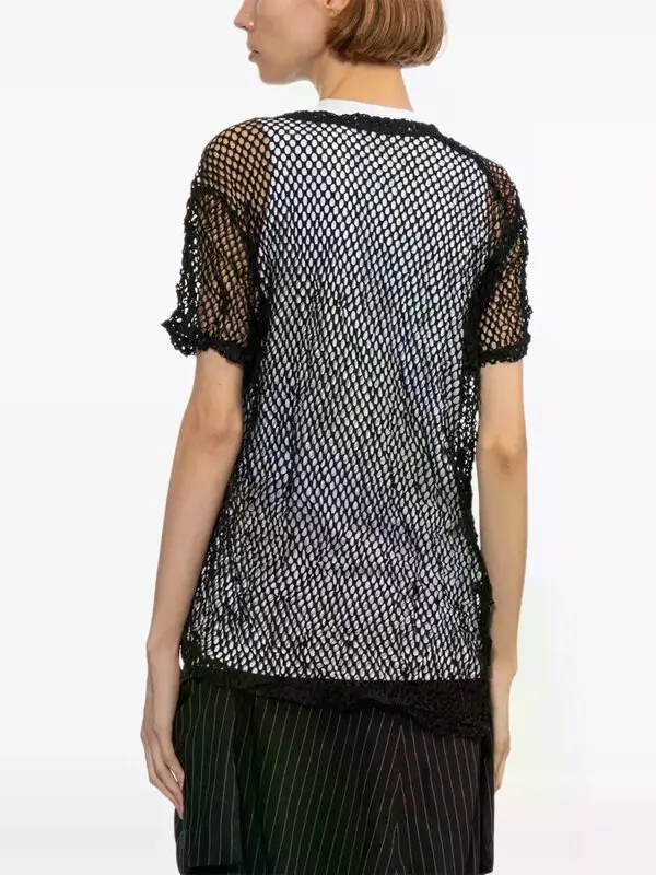 Comme Des Garçons Fishnet Top