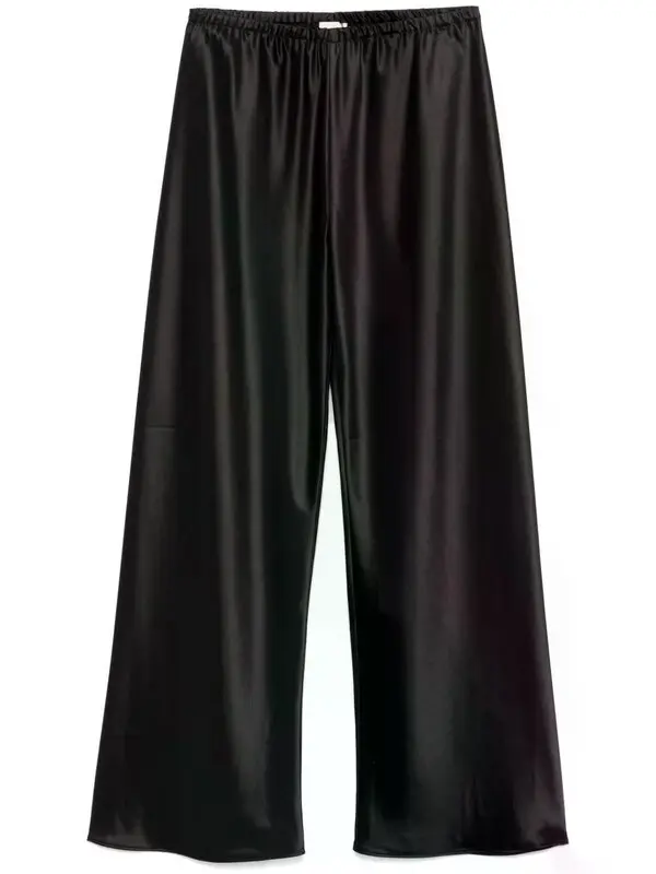 Almada Label Bias Satin Trousers