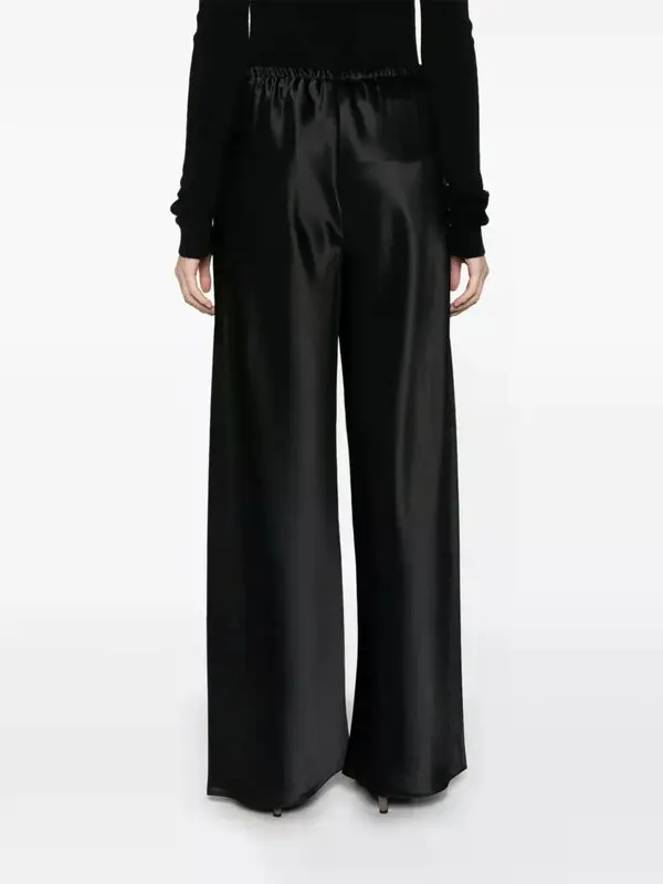 Almada Label Bias Satin Trousers