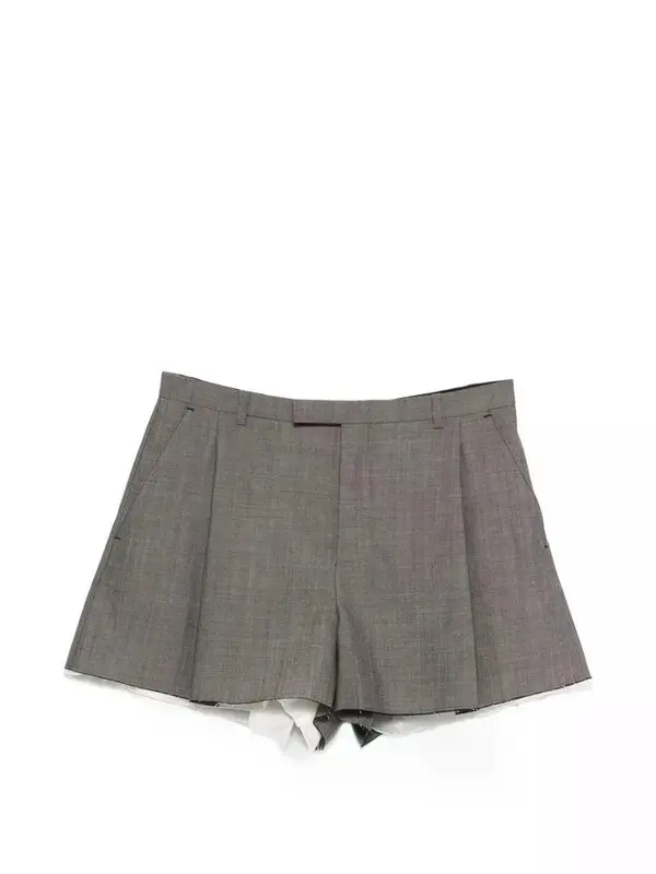 NACKIYE Split Pleated Shorts