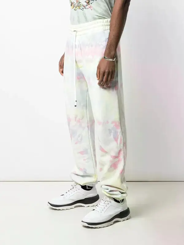 Amiri Drawstring Tie-dye Print Joggers