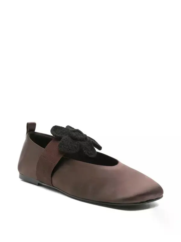 Stine Goya Ballet Flats With Floral Detail