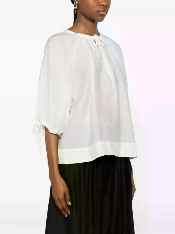 SAMSOE SAMSOE Tie-neckline Blouse