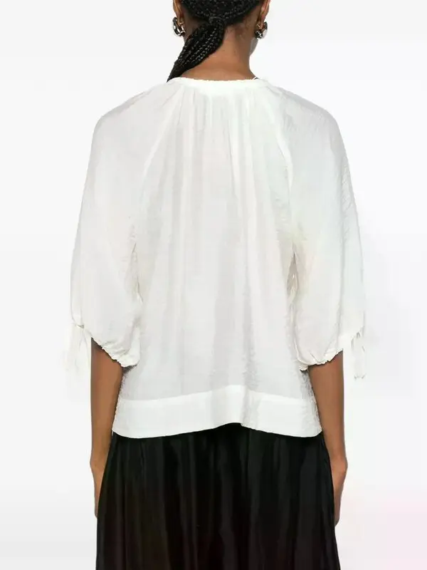 SAMSOE SAMSOE Tie-neckline Blouse