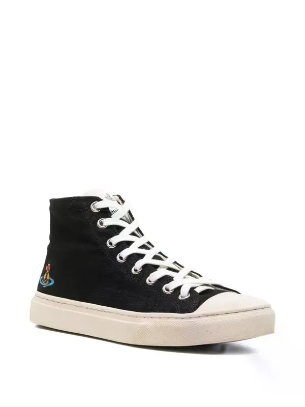 VIVIENNE WESTWOOD Orb-detail High-top Sneakers