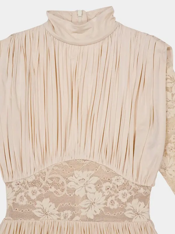 Zimmermann Rebellion Draped Maxi Dress - Beige